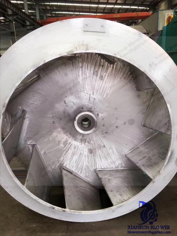 Explosion Proof Aluminium Fan Impeller Wheel Blade Special Treatment