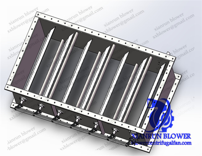 Air Volume Centrifugal Fan Accessories Guide Vane Adjust Door