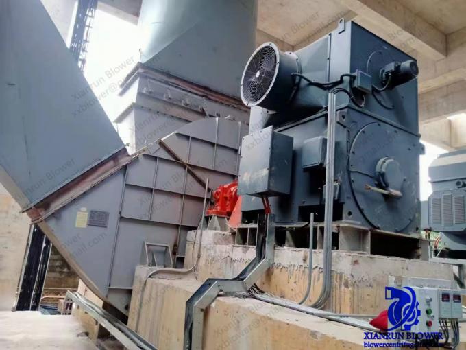 220V 380V Industrial Exhaust Fans , Outlet Flange Radial Centrifugal Fan